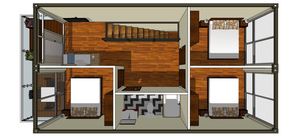How many containers do l need for a 4 bedroom hous - Dreammaker ...